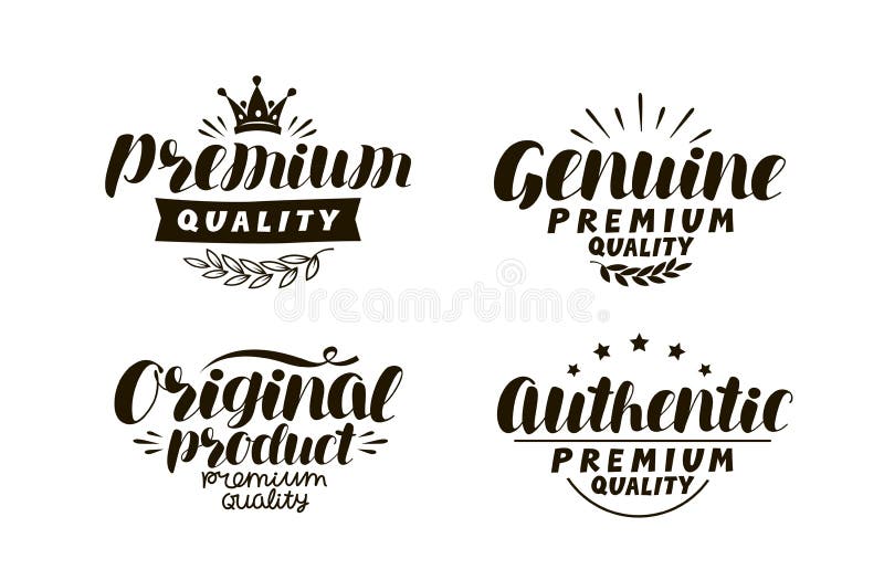 Premium Authentic Quality Badge Stock Vector - Illustration of business ...