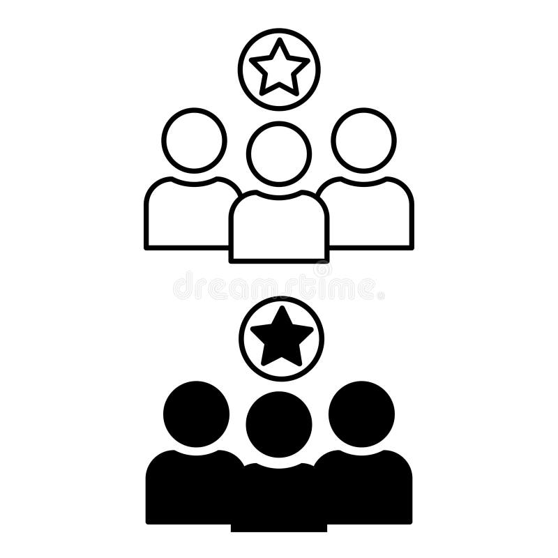 Member Icons. stock vector. Illustration of board, ideal - 307929168