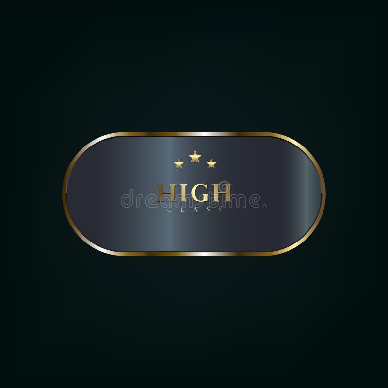 Premium High Class Web Button Stock Illustration - Illustration of ...
