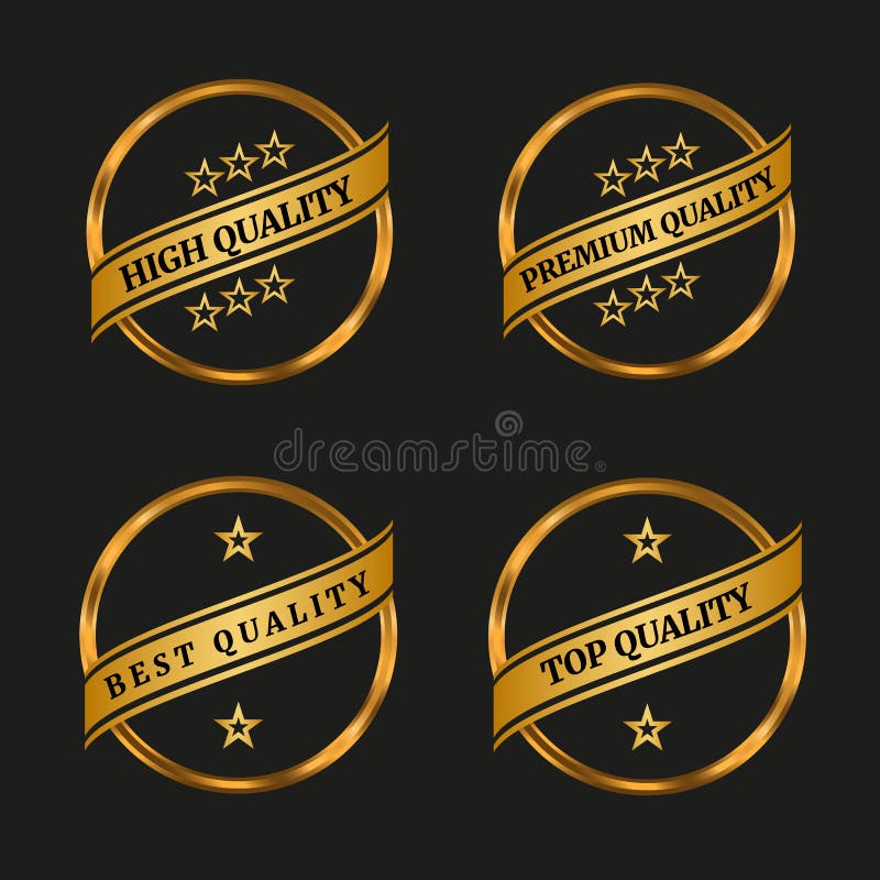 Premium and High Quality Labels Set Stock Illustration - Illustration ...