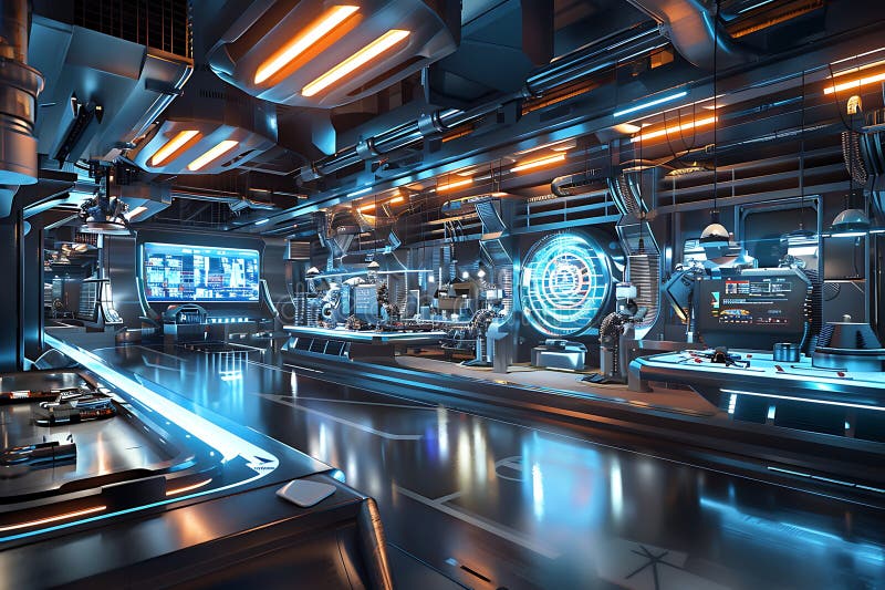 Premium High-Resolution Large-Scale Labs for Future Technologies Stock ...