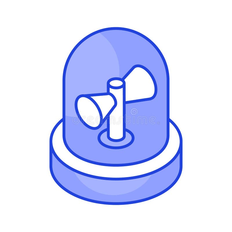 Premium Icon of Emergency Siren, Easy To Use Vector Stock Vector ...