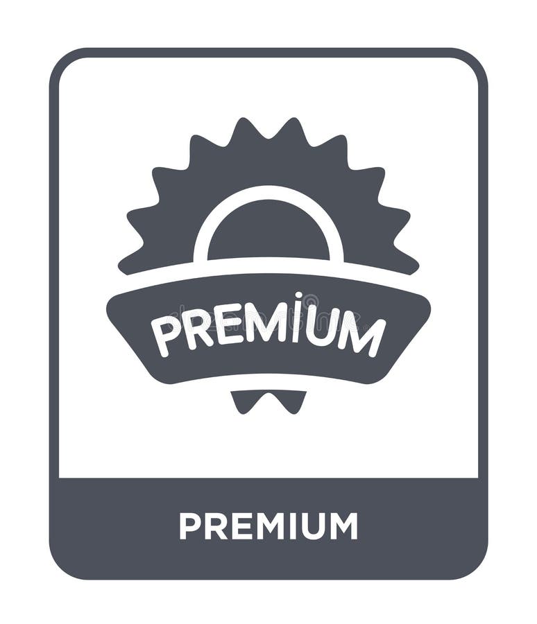 Premium Icon in Trendy Design Style. Premium Icon Isolated on White ...
