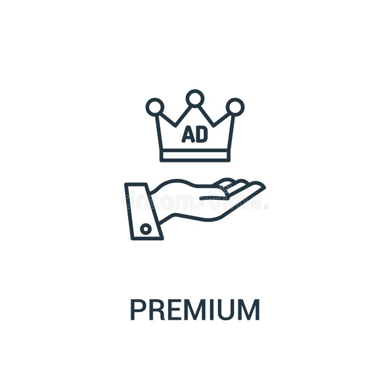 Premium Icon Vector from Ads Collection. Thin Line Premium Outline Icon ...