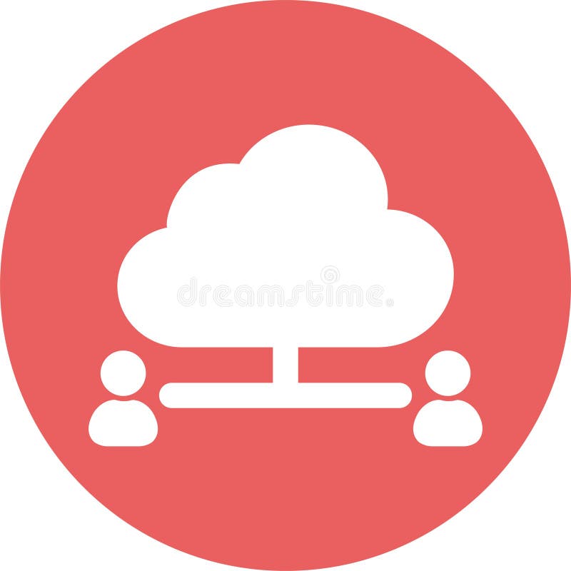 Cloud User Vector Icon that Can Easily Modify or Edit this is a Premium ...