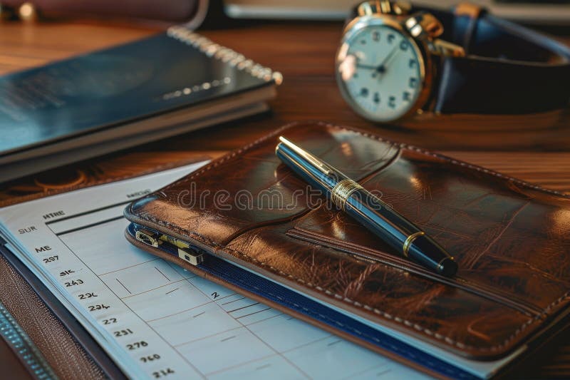 Premium Image Calendar Page, Pen, Pocket Planner Personal Digital ...