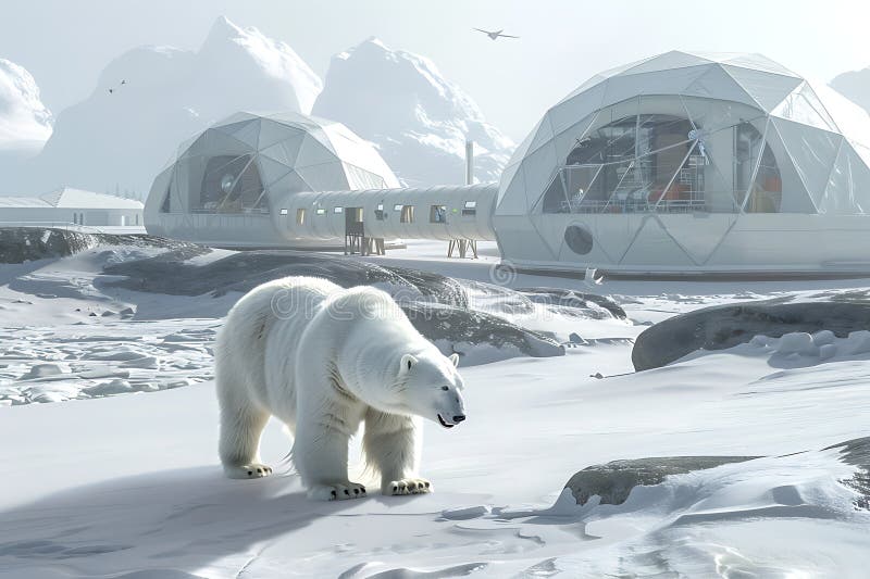 Premium Image of the Ice Lands Elegance Stock Illustration ...