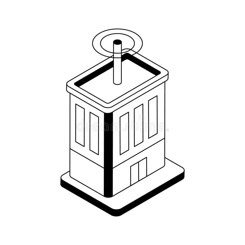 Smart Building Concept Design Stock Vector - Illustration of city ...