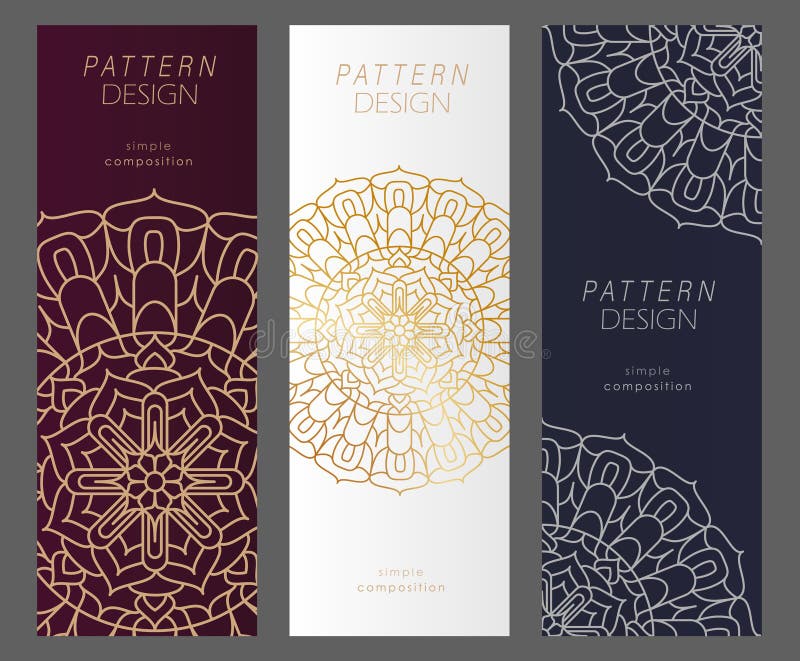 Premium Lace Design. a Template for Postcards, Posters or Banners Stock ...
