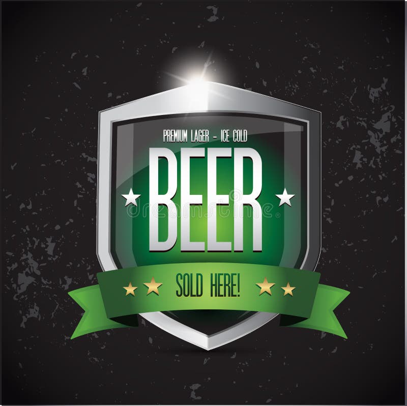 Set of Beer Emblems, Symbols, Logo, Badges, Signs, Icons and Design ...