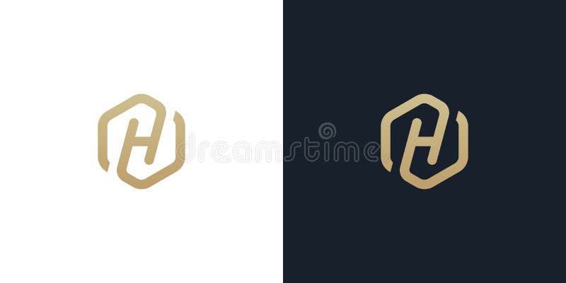 Premium Letter H Logo - Vector Logo Template Stock Vector ...