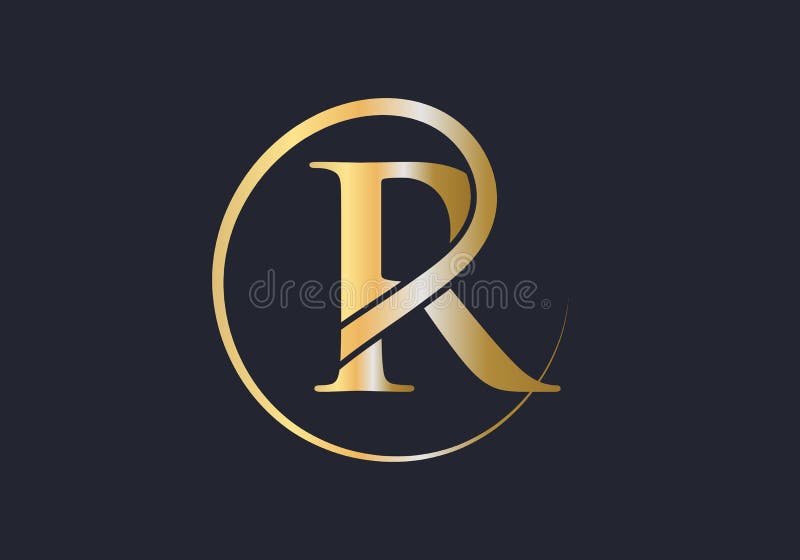 Premium Letter R Logo with an Elegant Corporate Identity Template ...