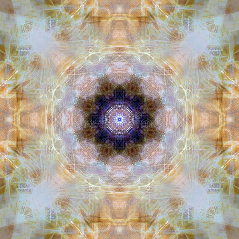 Premium Light Code Mandala Technology Pattern Tile Pavement Stock ...