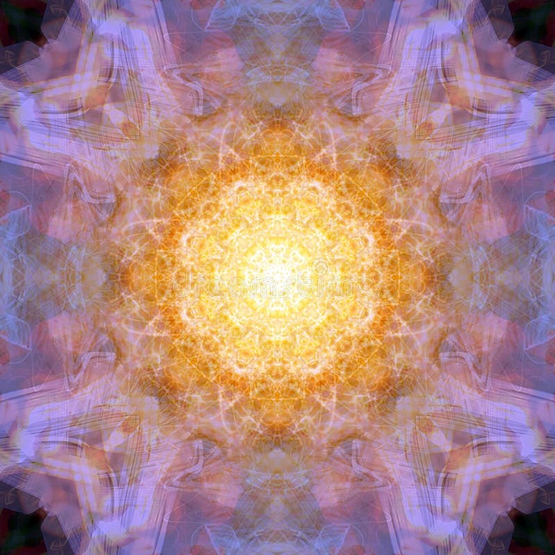 Premium Light Code Mandala Technology Pattern Tile Pavement Pink Yellow ...