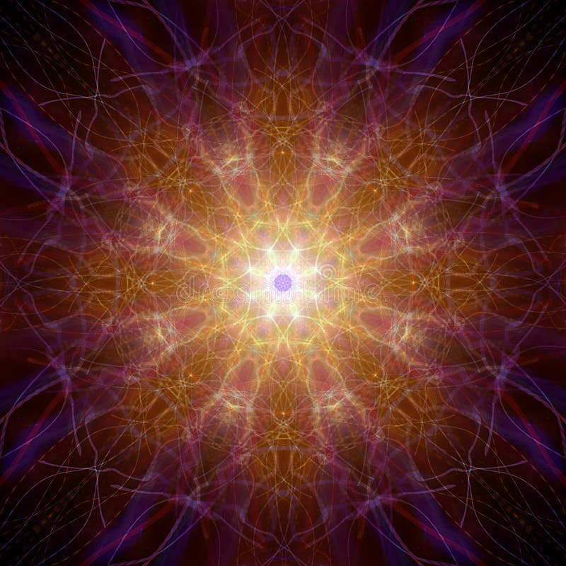 Premium Light Code Mandala Technology Pattern Tile Pavement Red Yellow ...