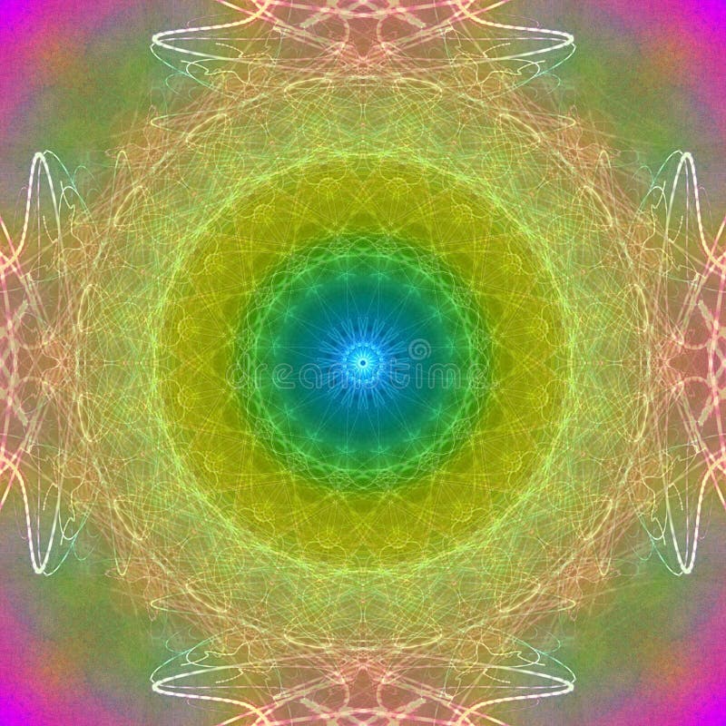 Premium Light Code Mandala Technology Pattern Tile Pavement Spring ...