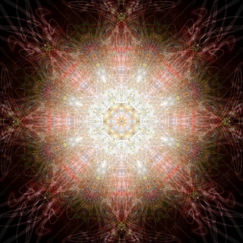 Premium Light Code Mandala Technology Pattern Tile Pavement Star of ...