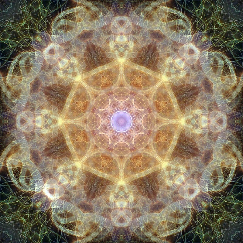 Premium Light Code Mandala Technology Pattern Tile Pavement Star Stock ...