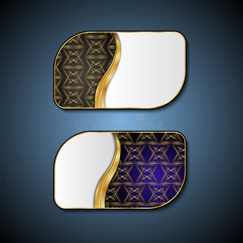 Premium Luxury Cards,Retro Backgrounds. Stock Vector - Illustration of ...