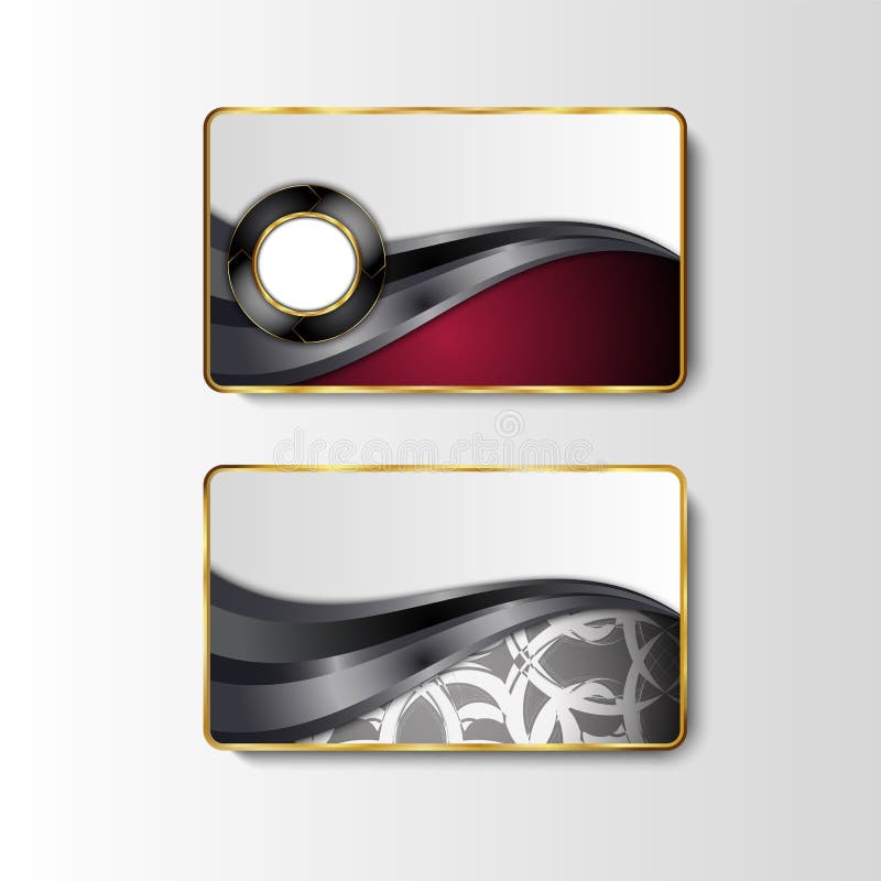 Premium Luxury Cards,Retro Backgrounds. Stock Vector - Illustration of ...