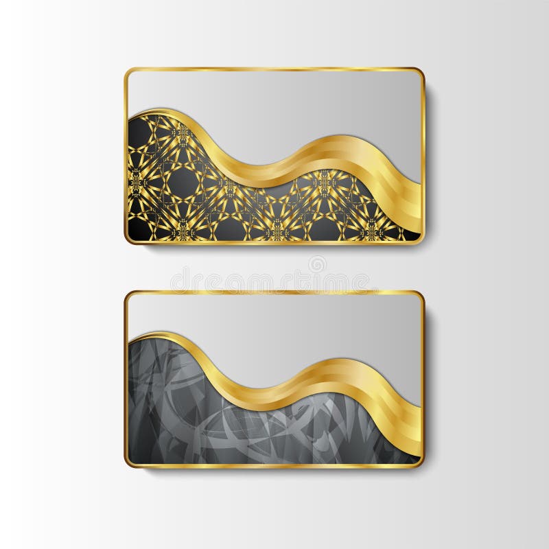 Premium Luxury Cards,Retro Backgrounds. Stock Vector - Illustration of ...