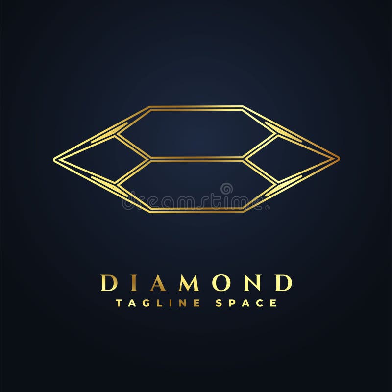 Premium Luxury Diamond Logo Stock Vector - Illustration of award, element: 302243179