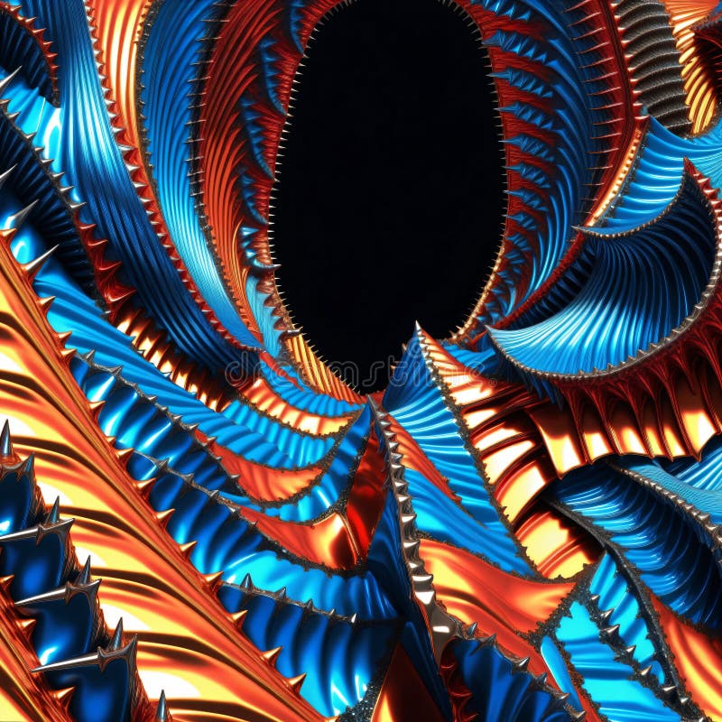 Metallic Fractal Texture Stock Illustrations – 9,633 Metallic Fractal ...