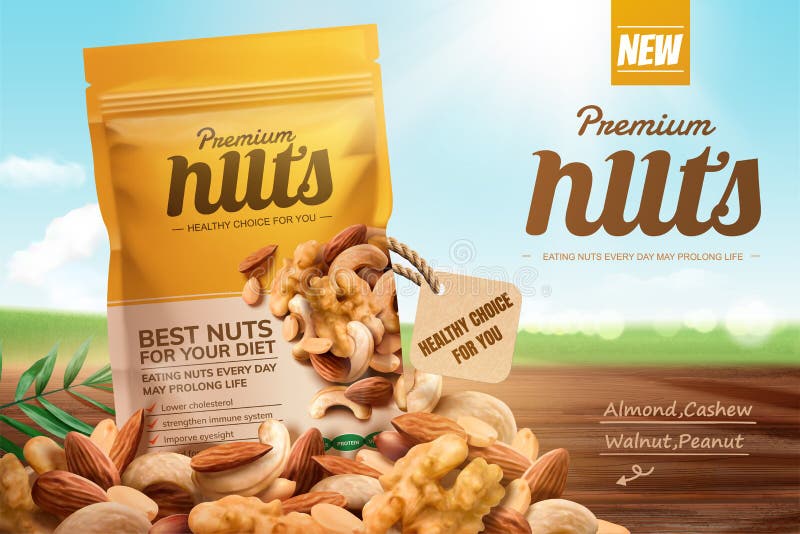 Nuts Ads Stock Illustrations – 225 Nuts Ads Stock Illustrations ...