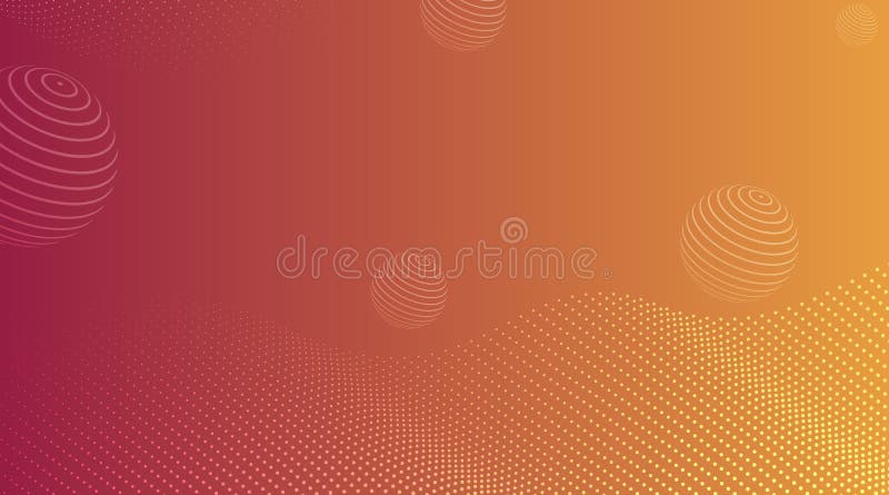 Premium Orange Gradient Abstract Background with Flowing Dotted Line ...