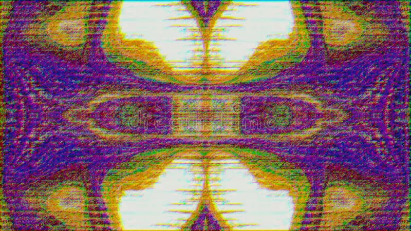 Premium Polychrome Background. Old Damaged Computer Effect, Digital ...