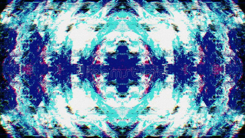 Premium Polychrome Texture. Damaged TV Effect, Computer Generated ...