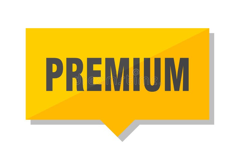 Premium price tag stock vector. Illustration of premium - 118498193