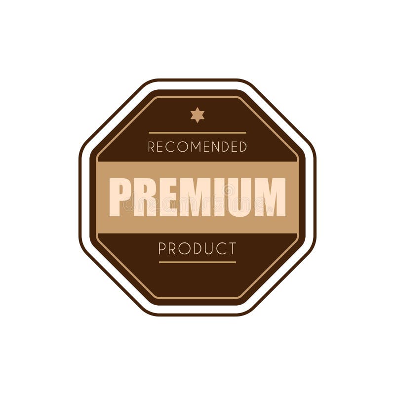 Premium Product Badge Design Element Stock Vector - Illustration of ...