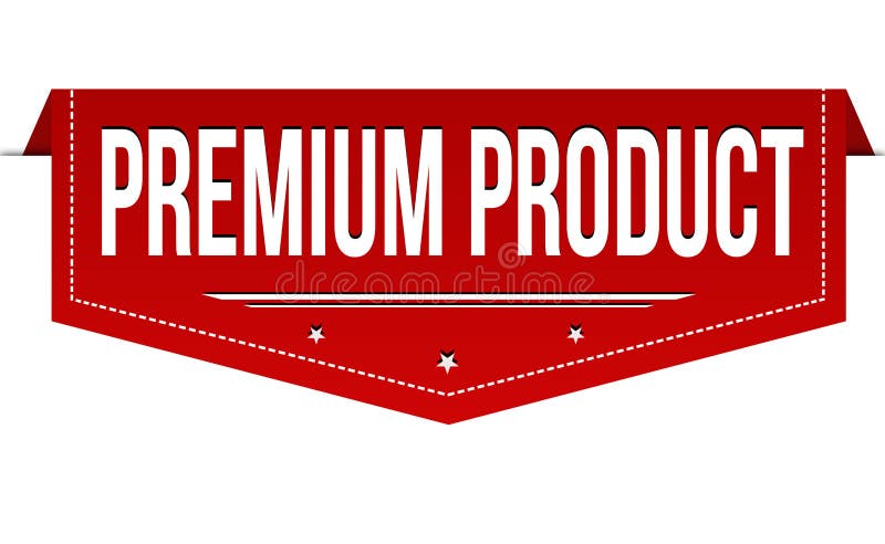 Premium Product Banner Design Stock Vector - Illustration of insignia ...