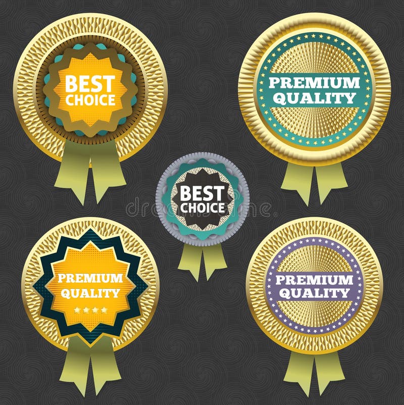 Premium Quality and Best Choice Label. Stock Vector - Illustration of ...