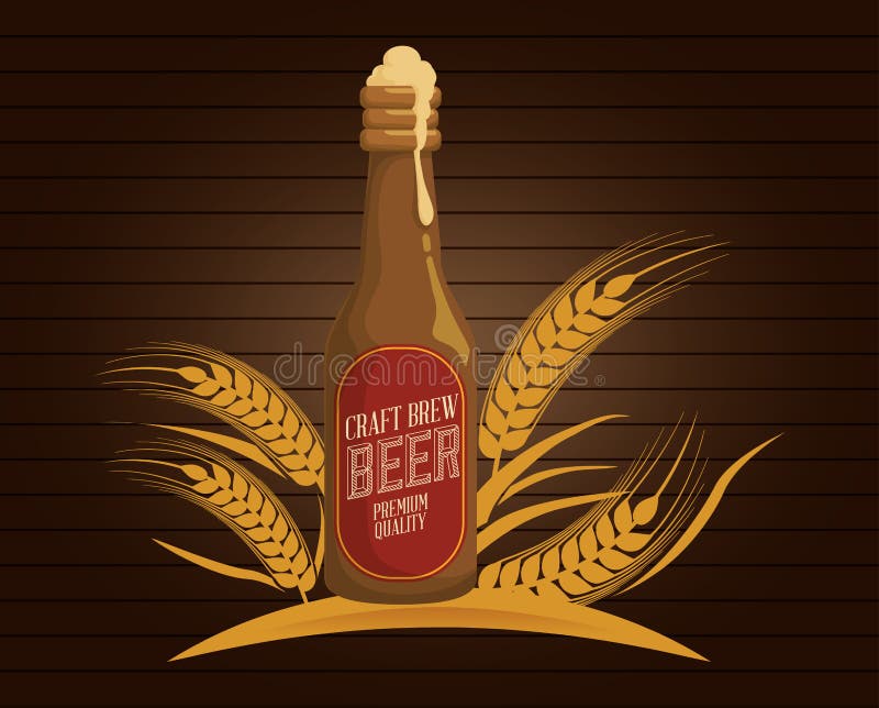 Premium Quality Craft Brew Beer Stock Vector - Illustration of beverage, quality: 78482188