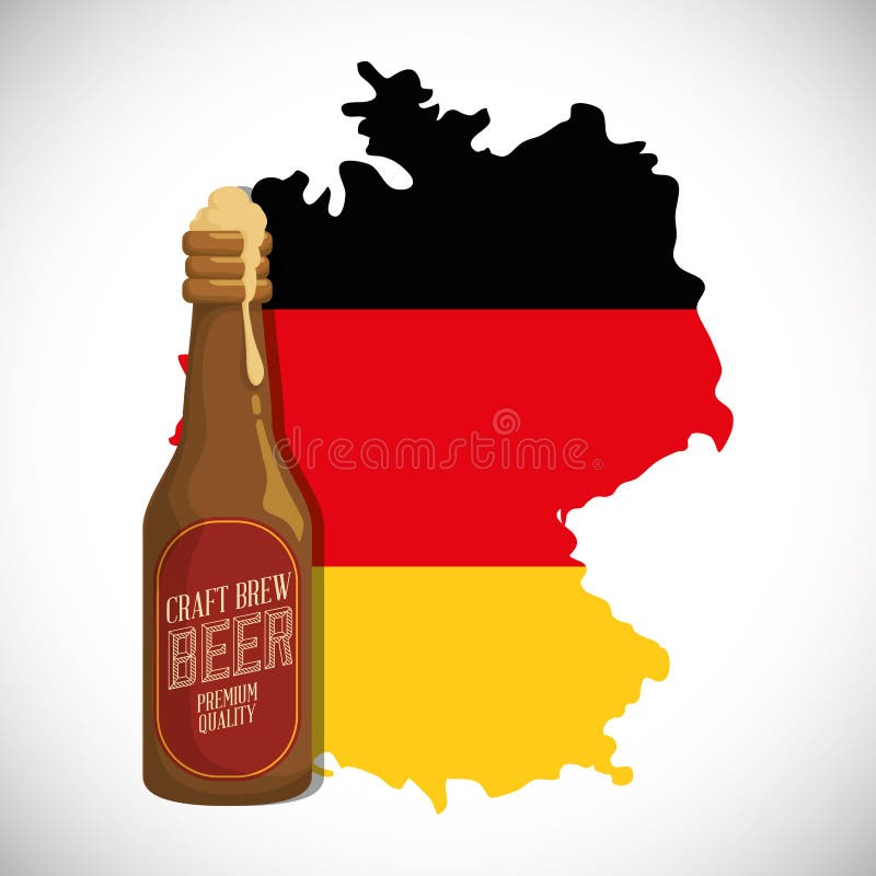 Premium Quality German Beer Stock Vector - Illustration of badge ...