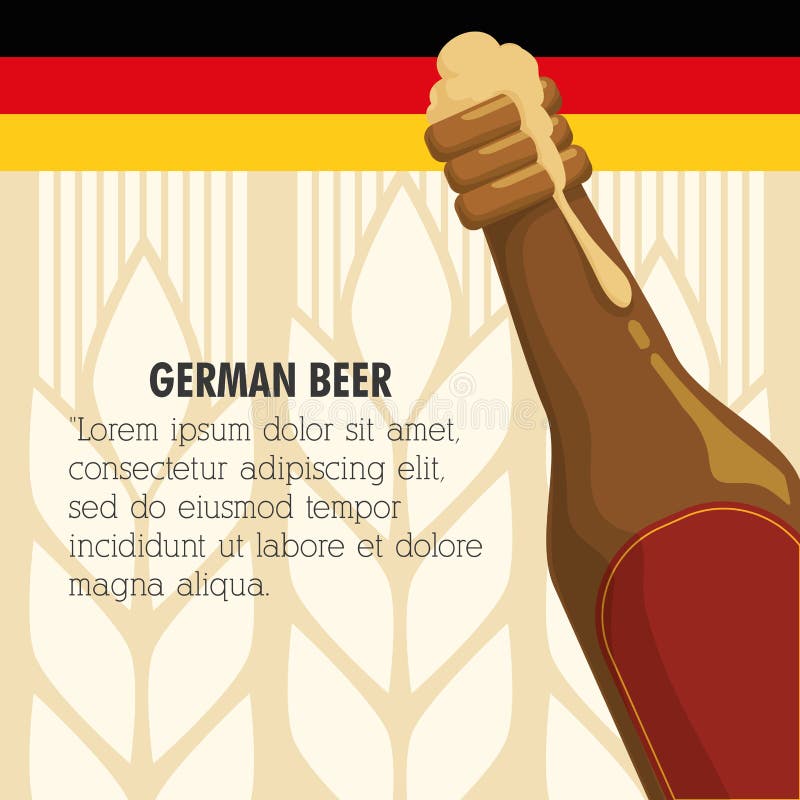 Premium Quality German Beer Stock Vector - Illustration of quality ...