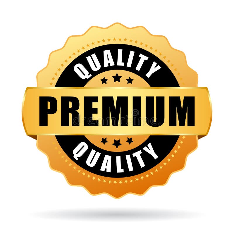 Premium Quality Gold Vector Icon Stock Vector - Illustration of gold ...