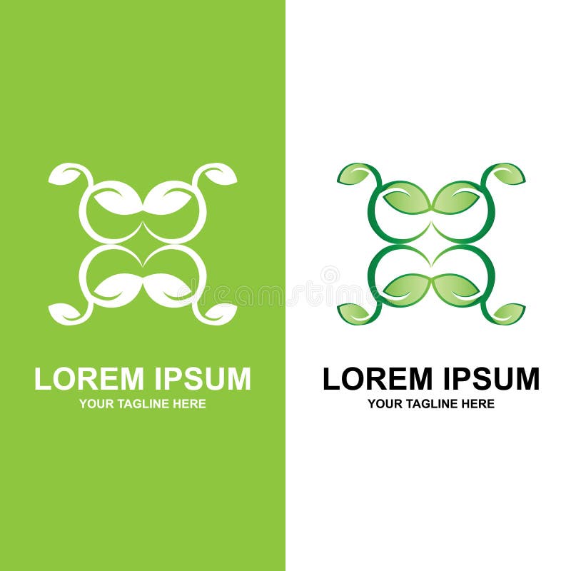Premium Quality Green Leaf Plant Logo Vector Symbol Stock Vector ...