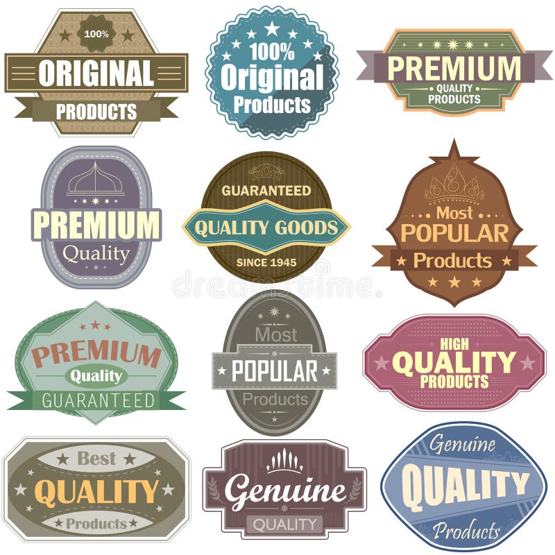 Premium Quality Food Label Tag Sticker for Advertisement Stock Vector ... Premium Quality Food Label Tag Sticker for Advertisement Stock Vector ...