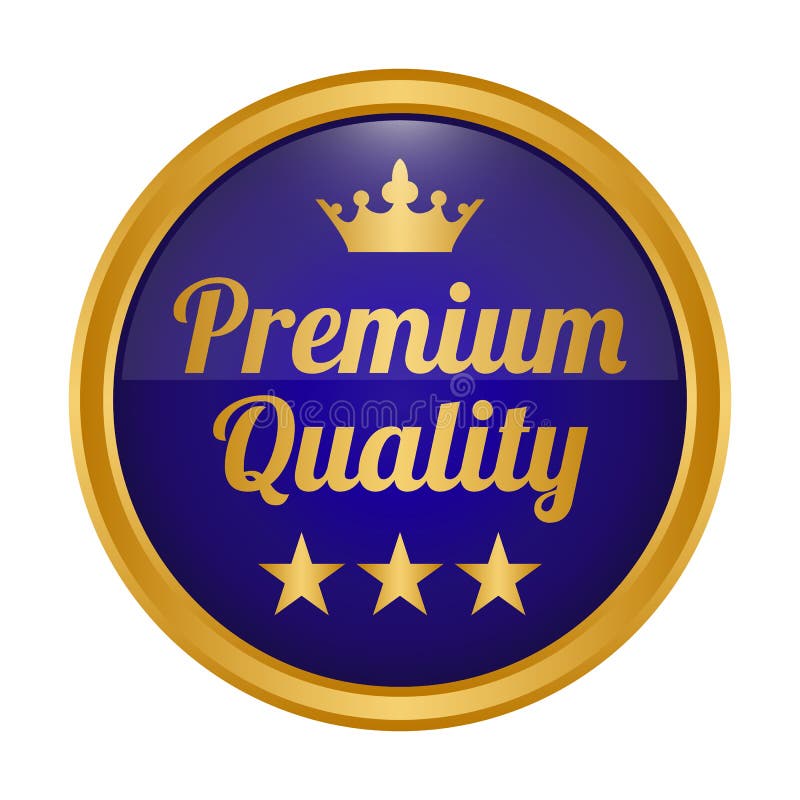 Premium Quality Label on White Background. Stock Illustration ... Premium Quality Label on White Background. Stock Illustration ...