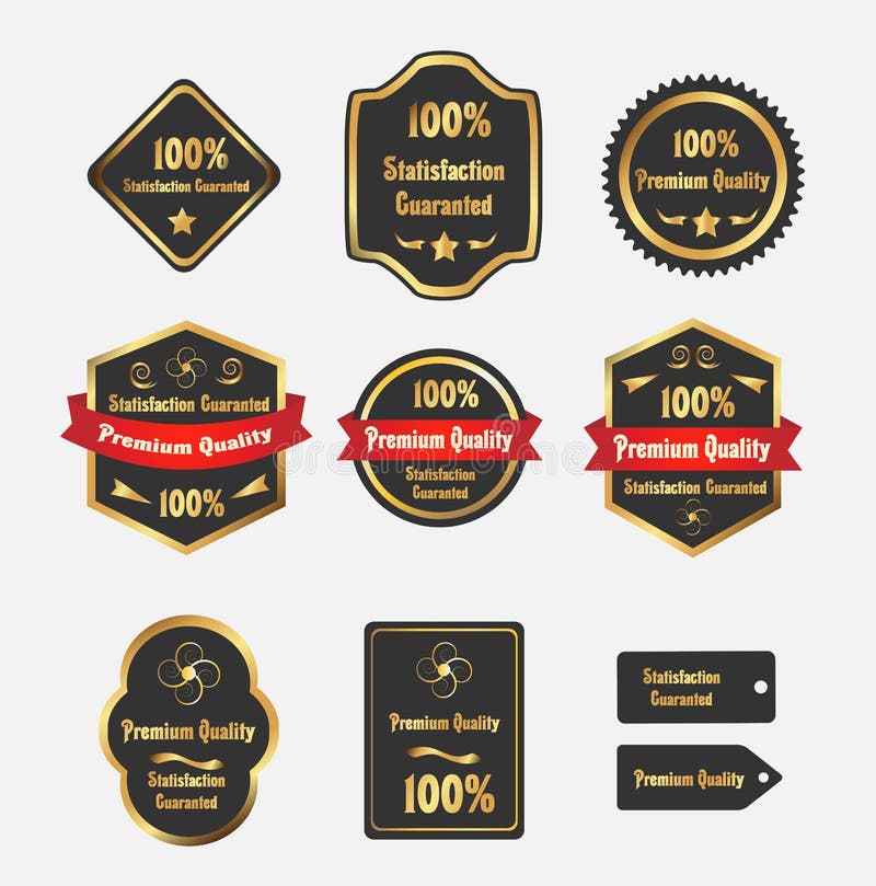 Premium quality Labels stock vector. Illustration of badge - 42591327