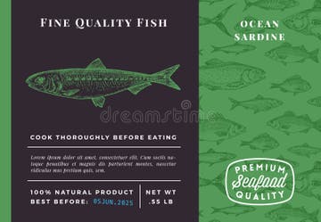 Vintage Sardine Label Stock Illustrations – 196 Vintage Sardine Label ...