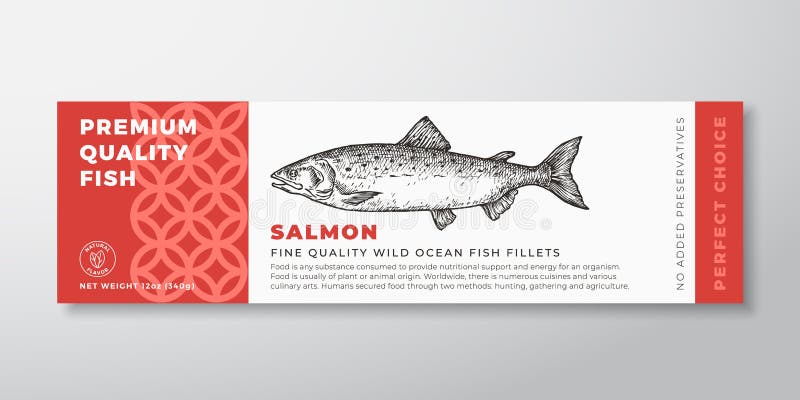 Fish and Seafood Restaurant Abstract Vector Sign, Symbol or Logo ...