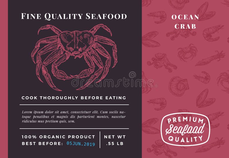Prawns Label Stock Illustrations – 116 Prawns Label Stock Illustrations ...