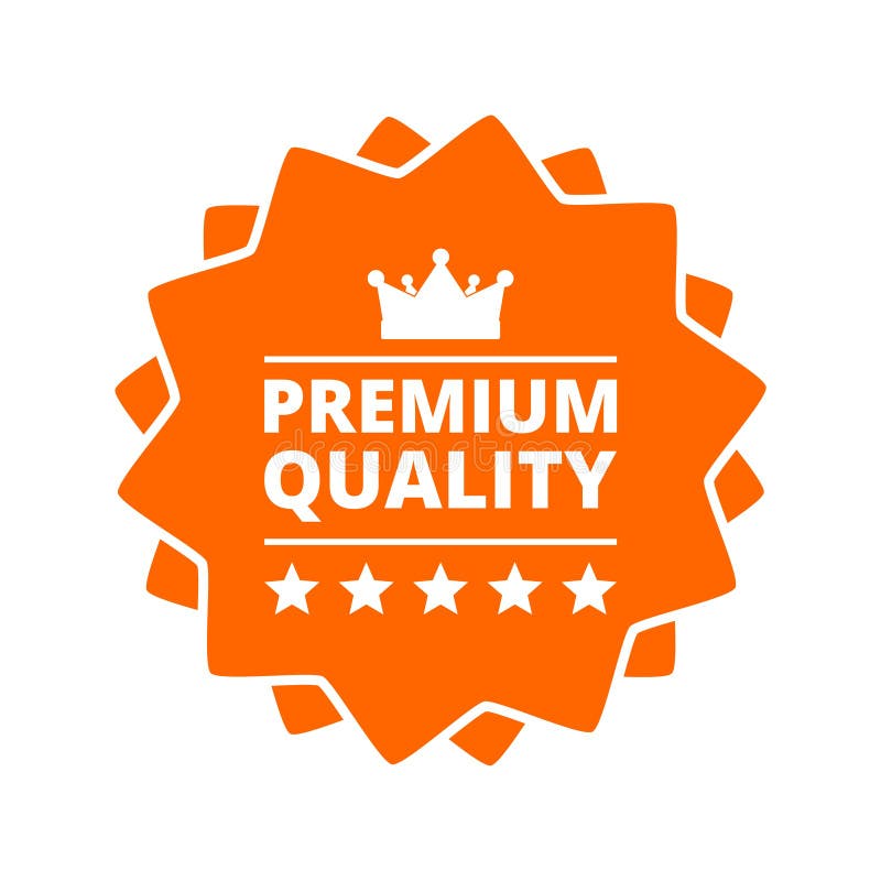 Premium Quality Sign Icon Button Stock Vector - Illustration of grunge ...