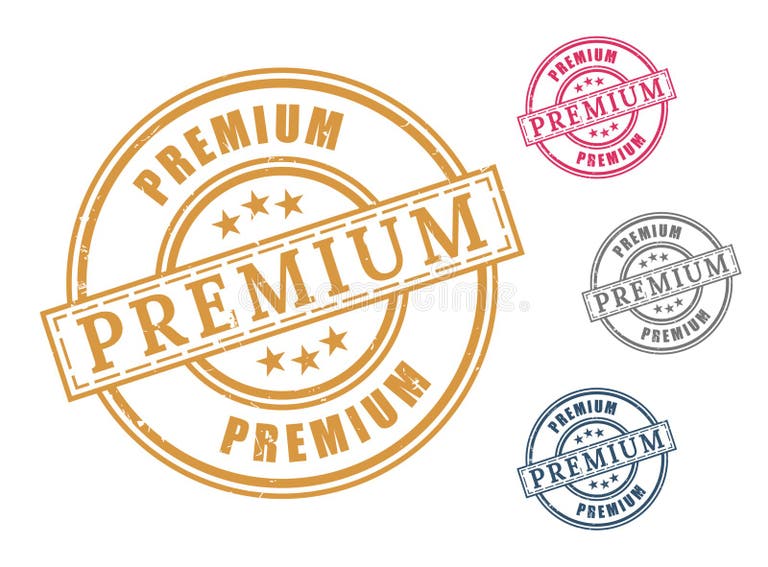 Premium Quality Stamps Design Elements for Branding Stock Vector ...
