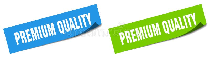 Premium Quality Sticker. Premium Quality Sign Set Stock Vector ...