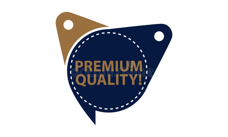 Premium Quality Tag Template Isolated Stock Vector - Illustration of ...